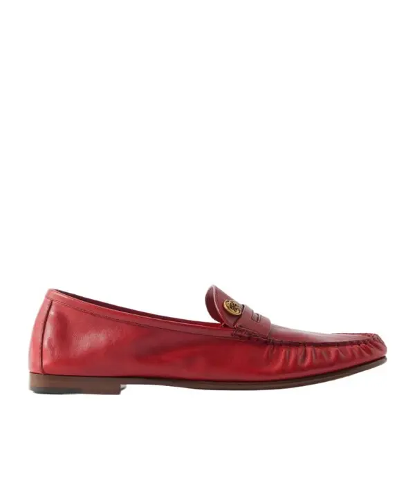 Versace Embellished Loafers