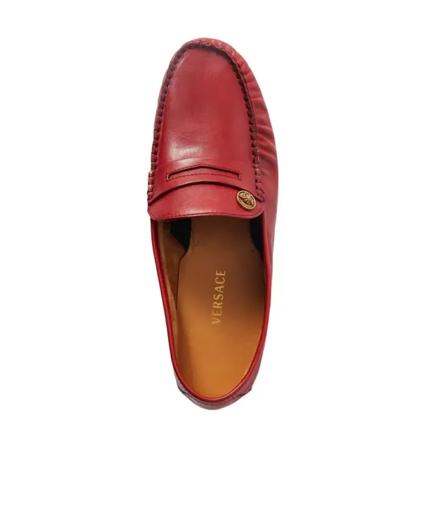 Versace Embellished Loafers