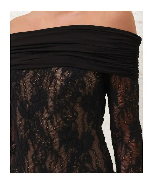 Zimmermann Rebellion Draped Bodysuit - Black