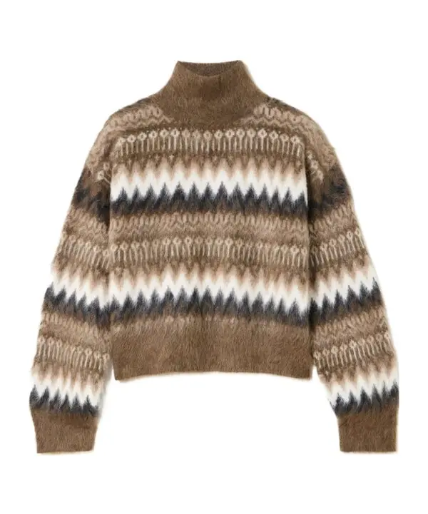 Brunello Cucinelli Long Sleeve Patterned Sweater
