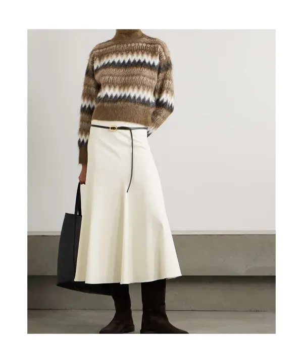 Brunello Cucinelli Long Sleeve Patterned Sweater