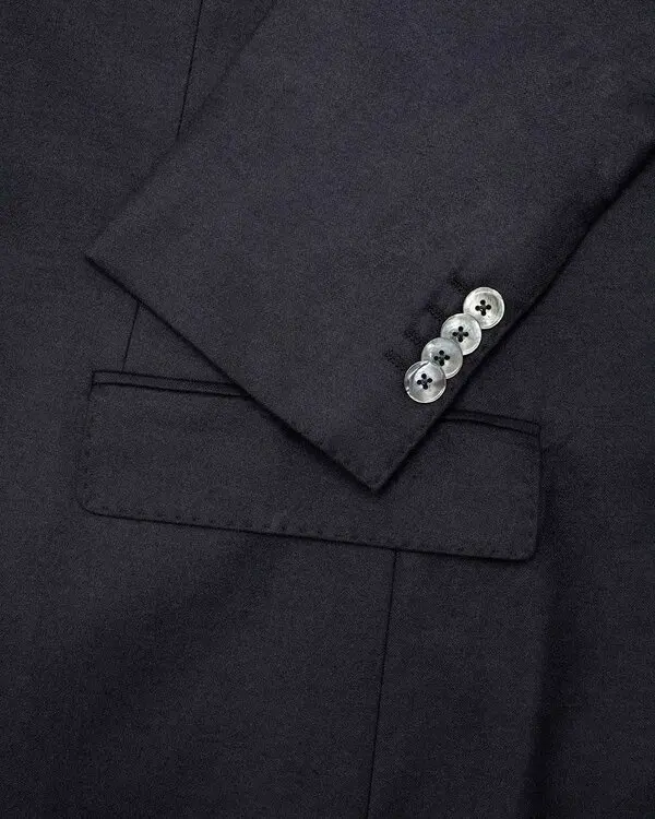 Hugo Boss Lapel Suit Jacket - Black