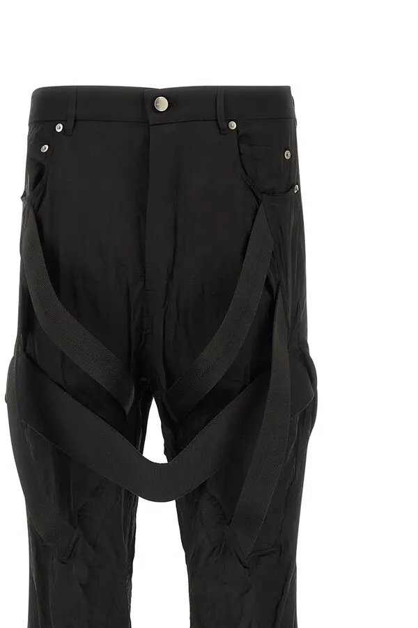 Rick Owens Mega Strapped Flared Jeans