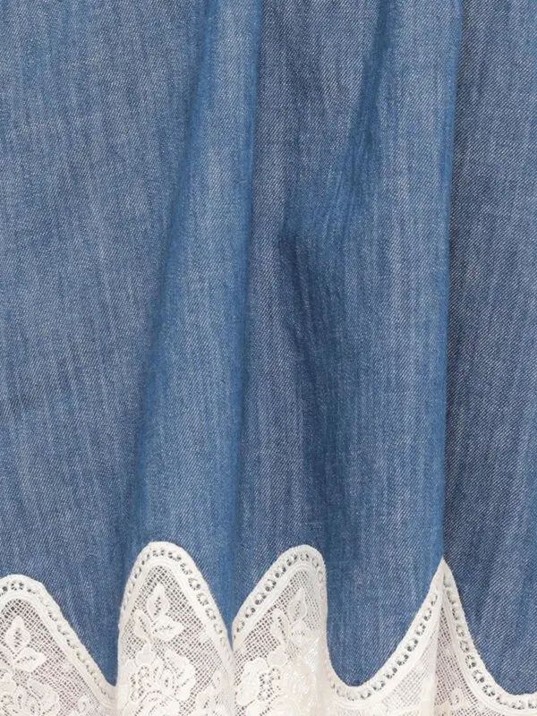 Zimmermann Lace Trimmed Mini Dress