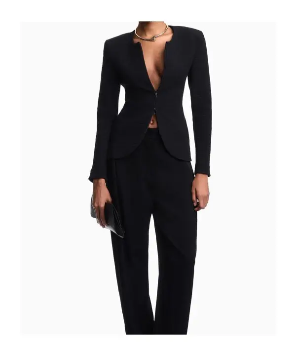 Emporio Armani Textured Zip Jacket