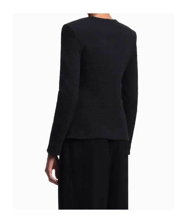 Emporio Armani Textured Zip Jacket