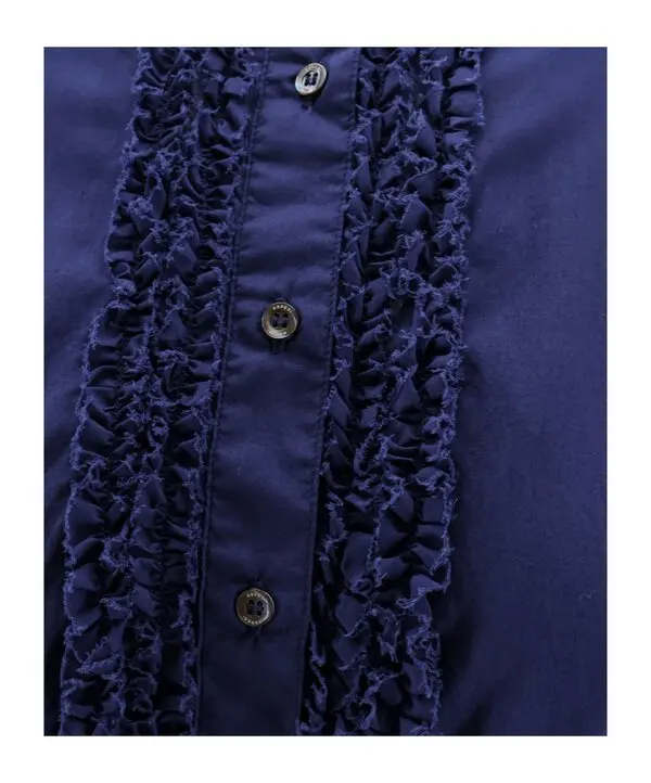 Aspesi Ruffled Button-front Midi Dress