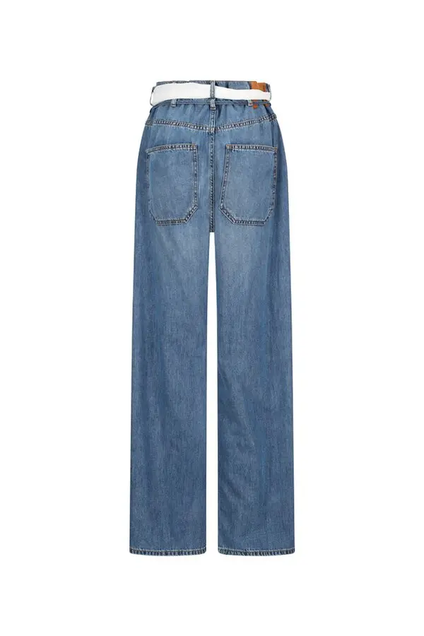 DARKPARK Belted Wide-leg Jeans