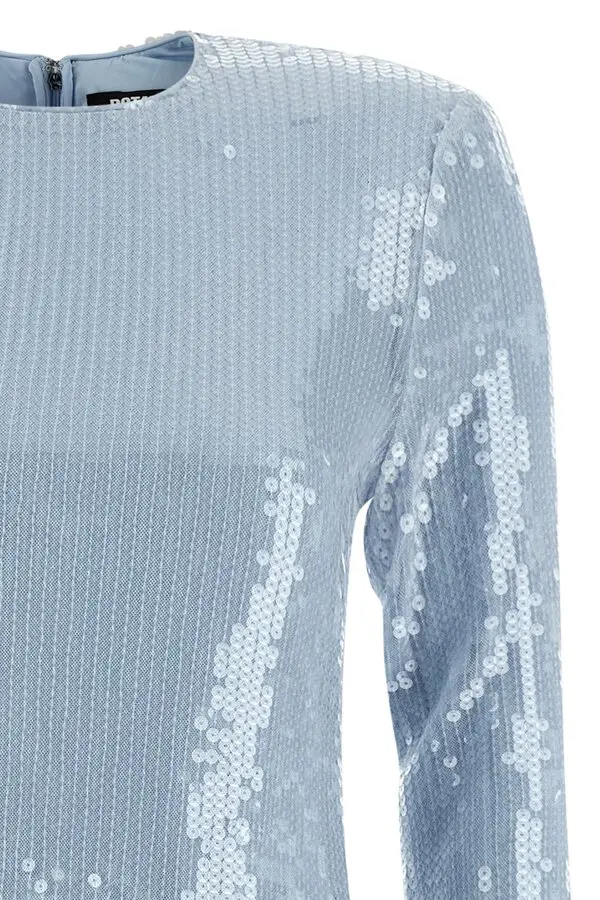 ROTATE BY BIRGER CHRISTENSEN Sequined Bow Mini Dress