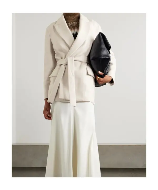 Brunello Cucinelli Long-sleeved Suit Jacket With Belt