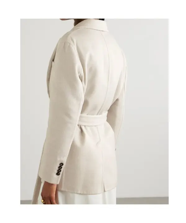 Brunello Cucinelli Long-sleeved Suit Jacket With Belt