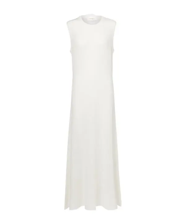 LISA YANG Madalena Cashmere And Silk Maxi Dress - White