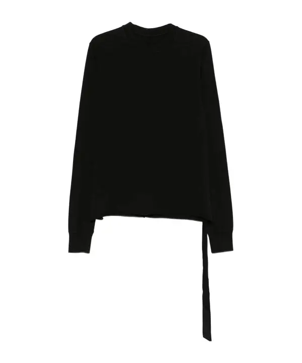 Rick Owens Crew Neck Long Sleeve Knitwear - Black