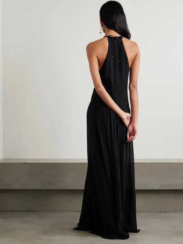 Isabel Marant Étoile Alviali Embellished Openwork Maxi Dress