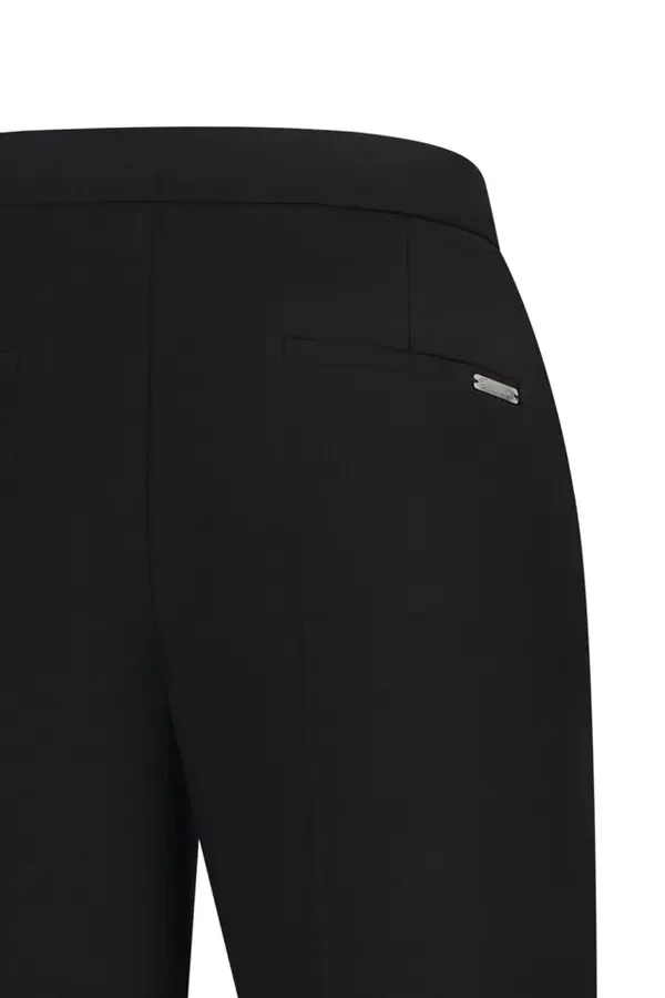 Blumarine Diagonal-weave Tailored Trousers