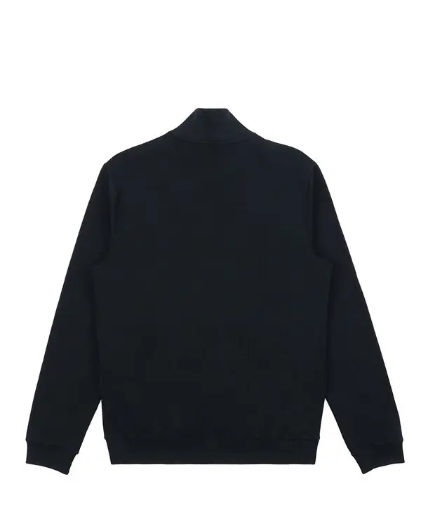 EA7 Casual Jacket With Stand Collar And Striped Detailing