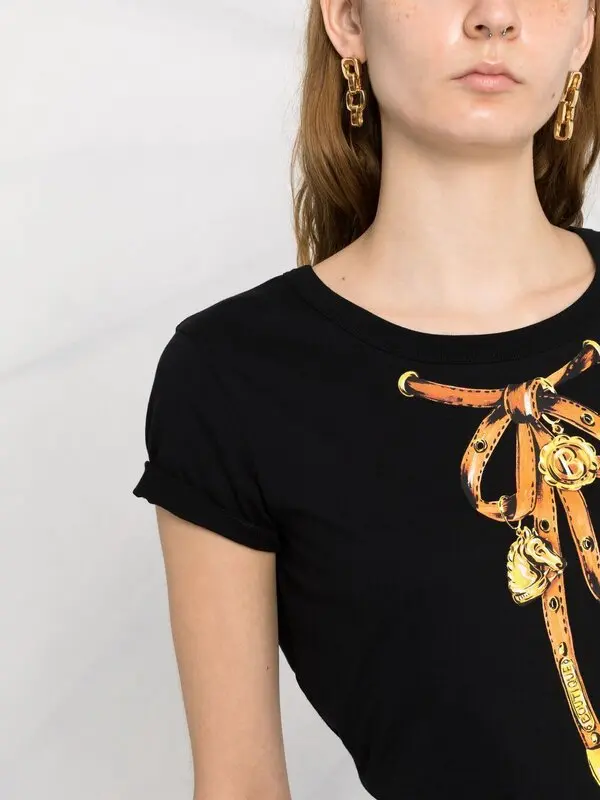 Moschino Printed T-shirt - Black