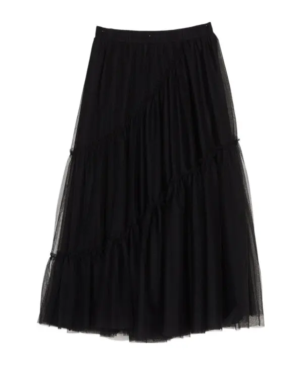 TWINSET Elastic Waist Skirt - Black