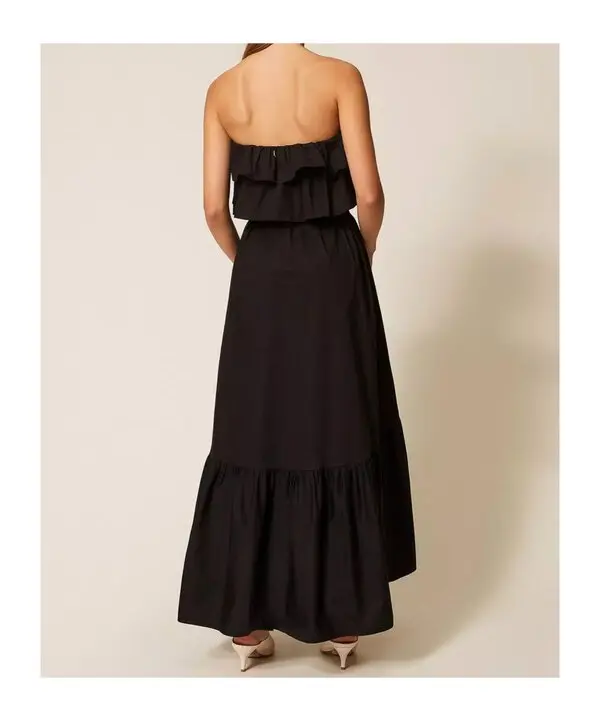 TWINSET Ruffled Off-the-shoulder Maxi Dress With Belt
