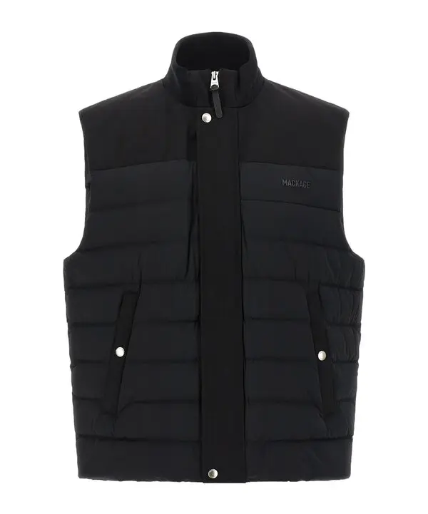 Mackage Brody Padded Quilted Vest - Black
