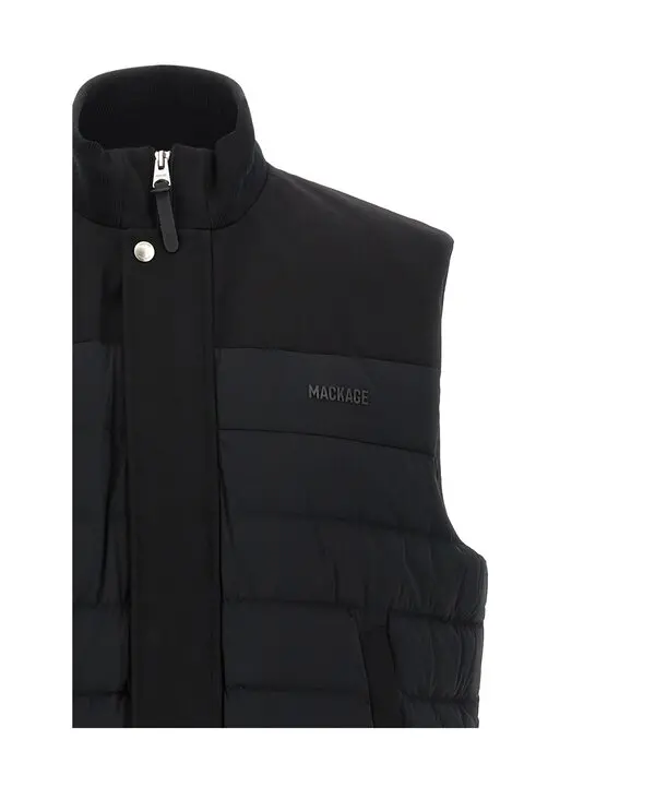 Mackage Brody Padded Quilted Vest - Black