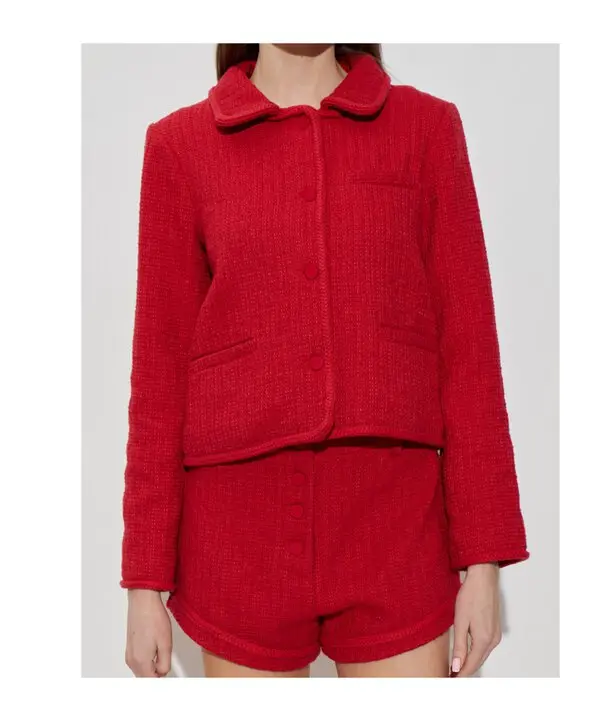 Posse Collared Button-front Long-sleeve Jacket