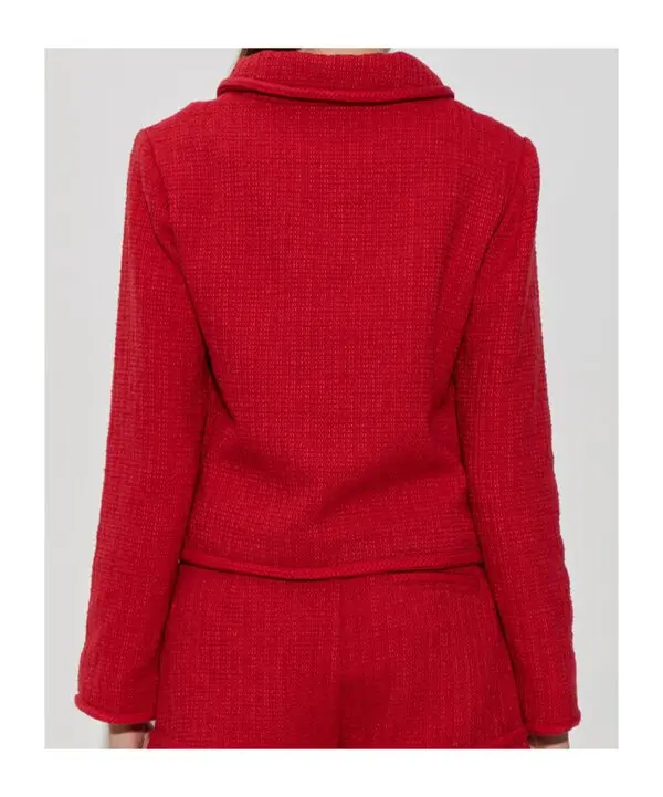 Posse Collared Button-front Long-sleeve Jacket
