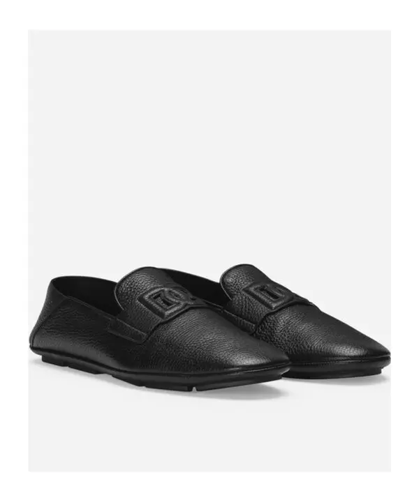 Dolce & Gabbana Embossed Logo Loafers