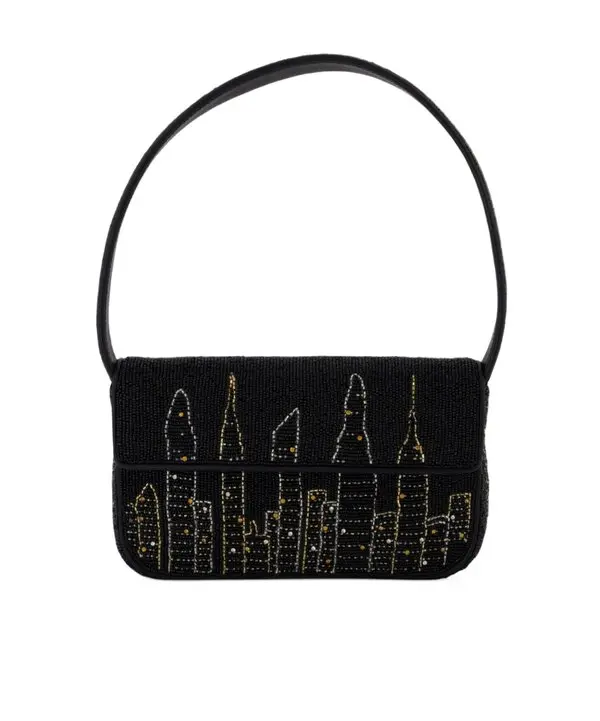 Staud Flip-top Shoulder Bag - Black