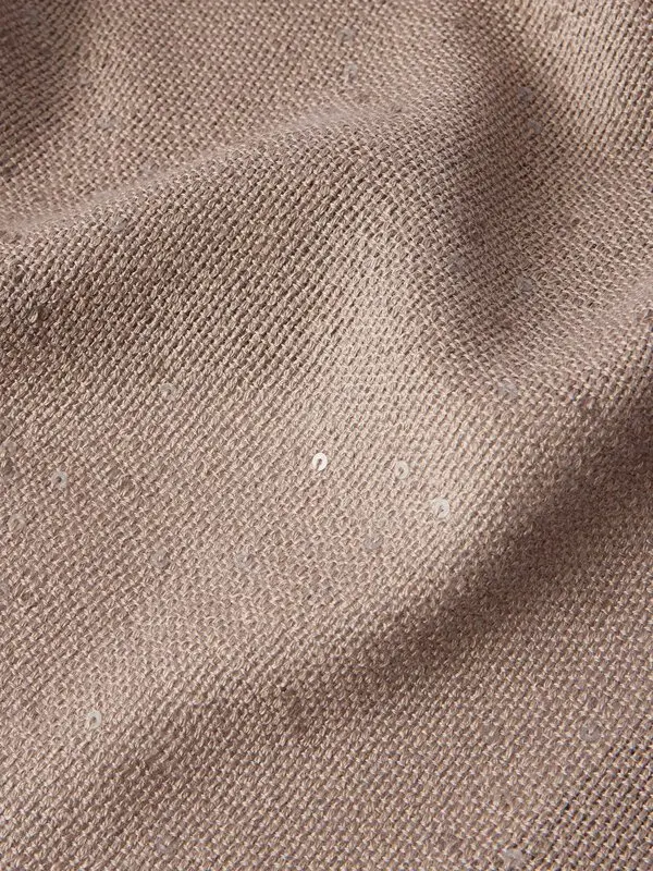 Brunello Cucinelli Sequined Scarf - Gray