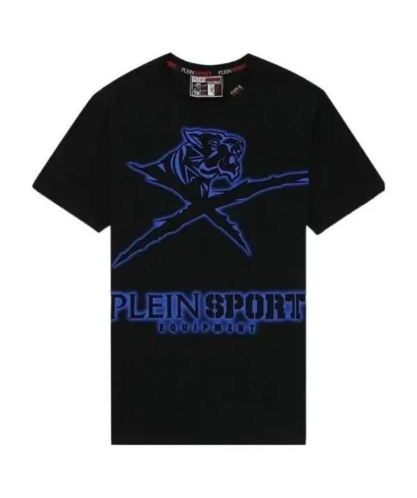 Philipp Plein T-shirt With Round Neck And Short Sleeves - Black