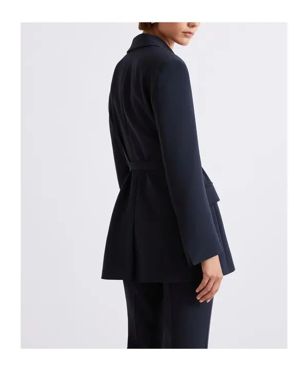 Marella Belted Cady Blazer