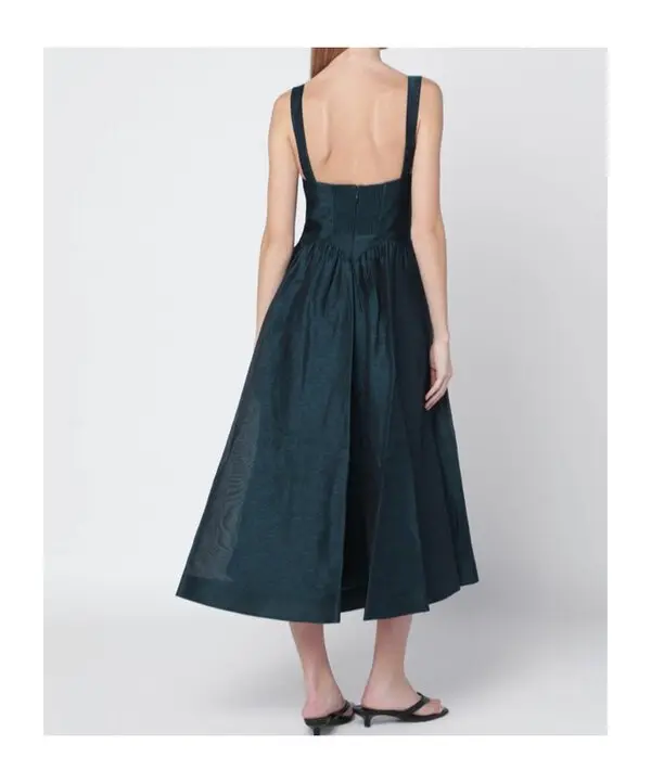 Zimmermann Draped Midi Dress