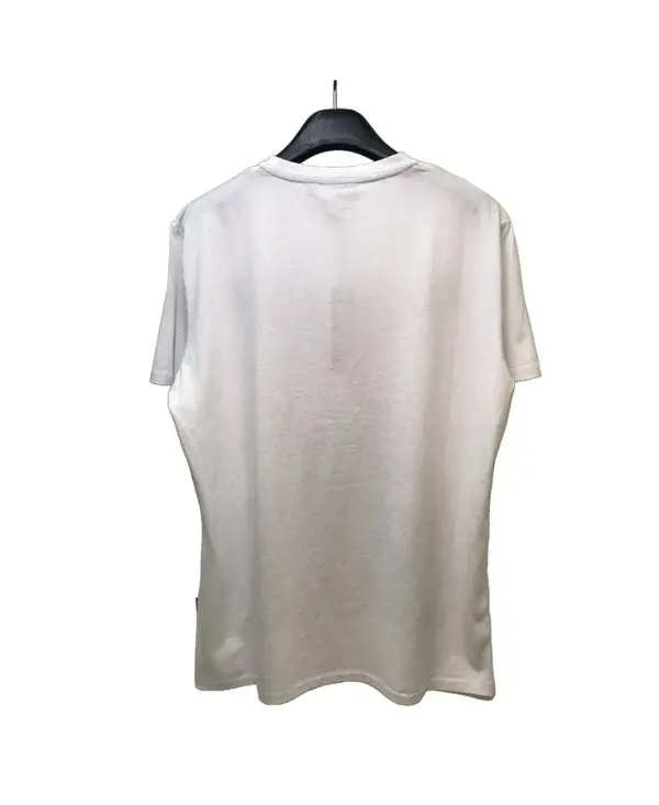 Just Cavalli T-shirt With Round Neck And Short Sleeves - Black