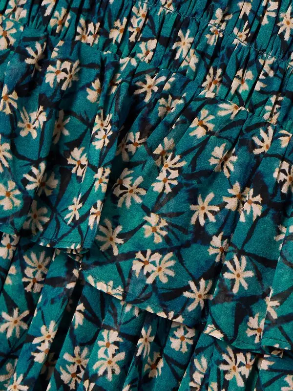 Ulla Johnson Floral Patterned Pleated Dress