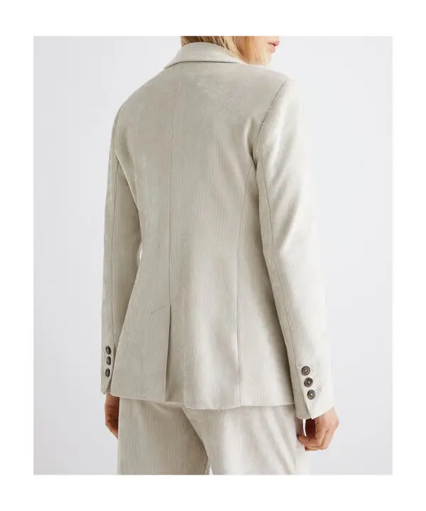 Marella Corduroy Double-breasted Blazer
