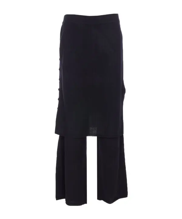 LISA YANG Double-layered Pants - Black