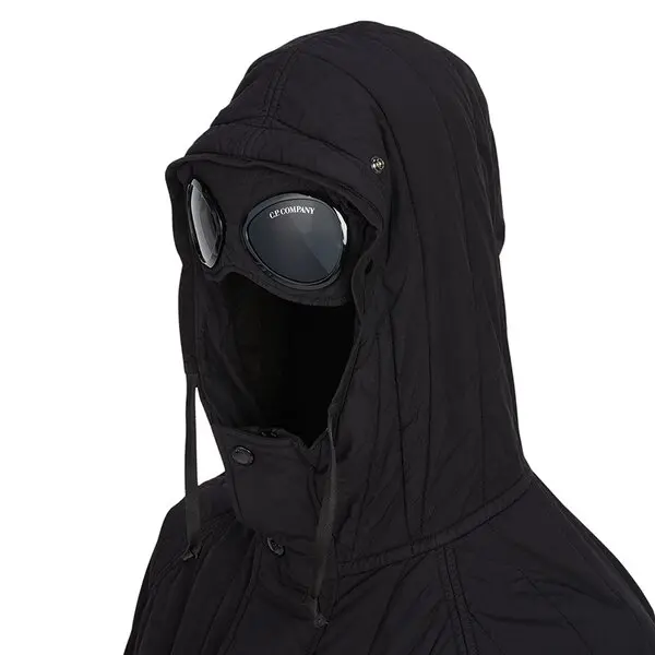 C.P. COMPANY Gd Liner Padded Goggle Jacket - Black