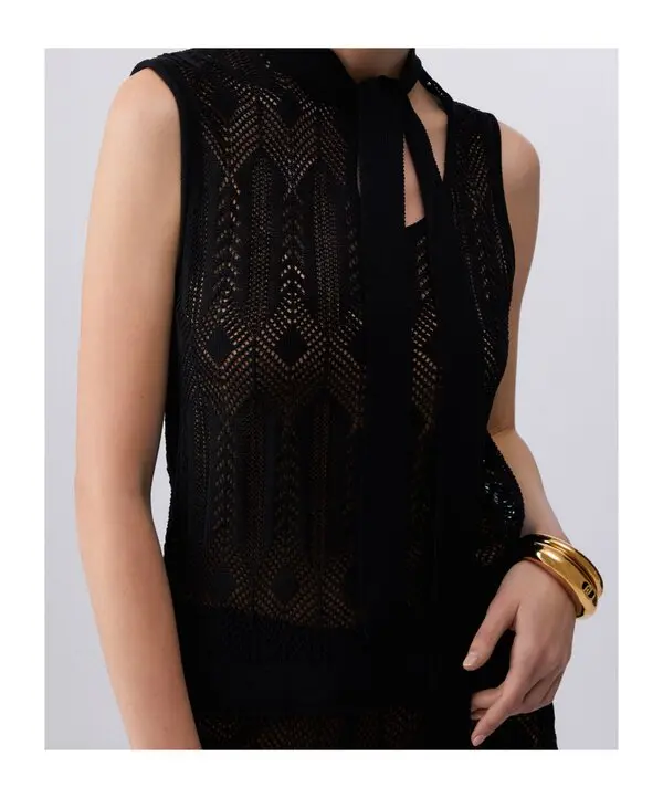 Liu Jo Bow Detail Knitted Top