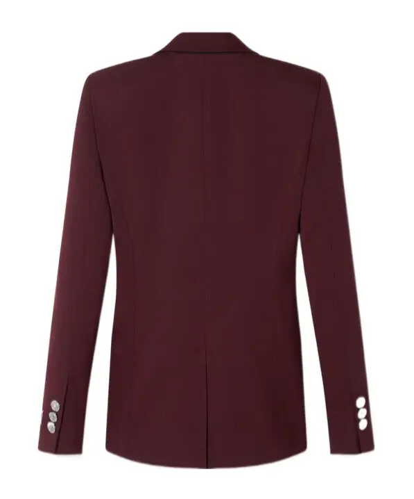 Versace Single-breasted Blazer With Peak Lapel - Brown