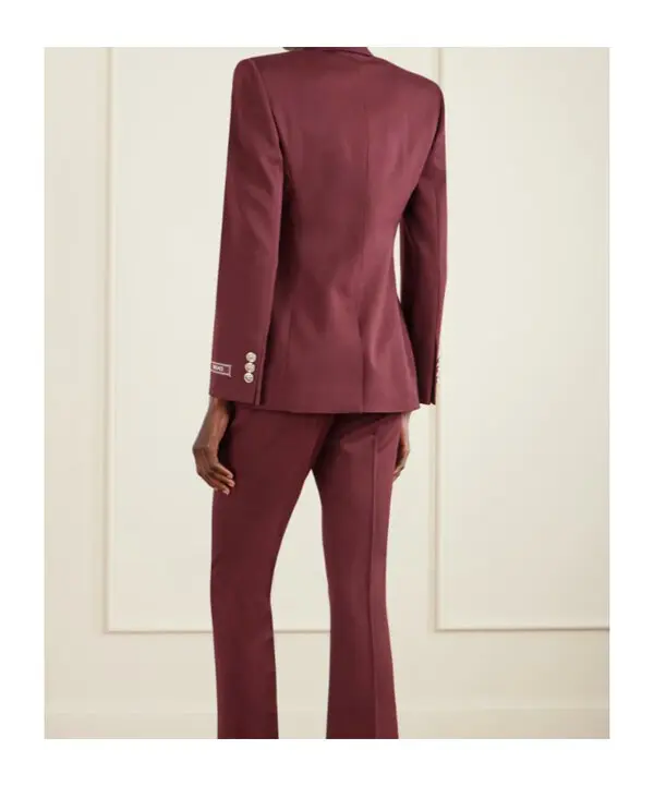 Versace Single-breasted Blazer With Peak Lapel - Brown