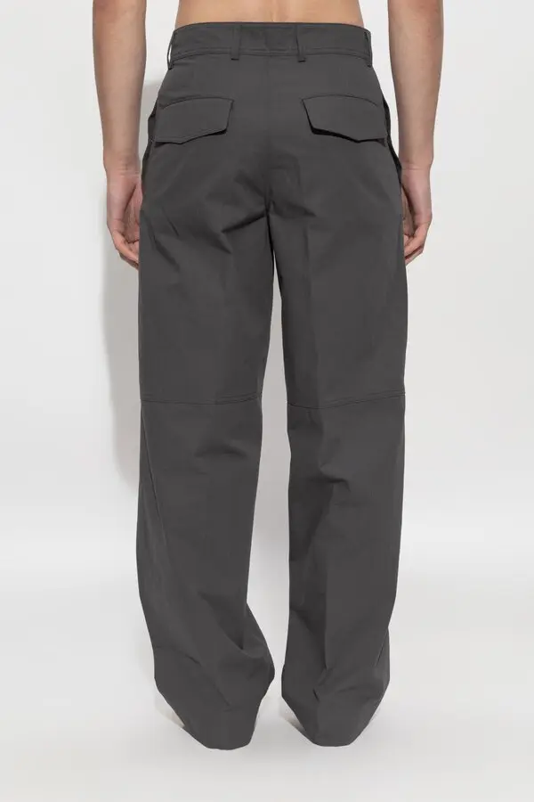 Dries Van Noten Paneled Trousers - Grey
