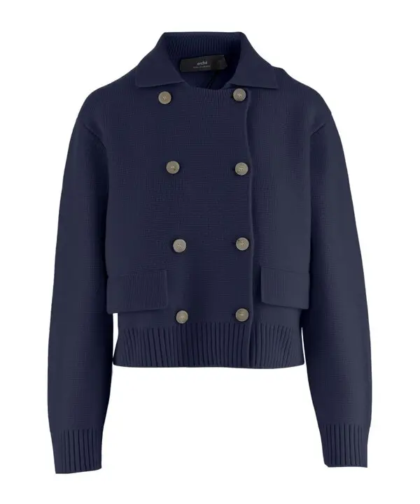 Arch4 Double-breasted Knitted Jacket