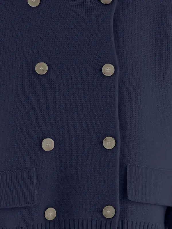 Arch4 Double-breasted Knitted Jacket