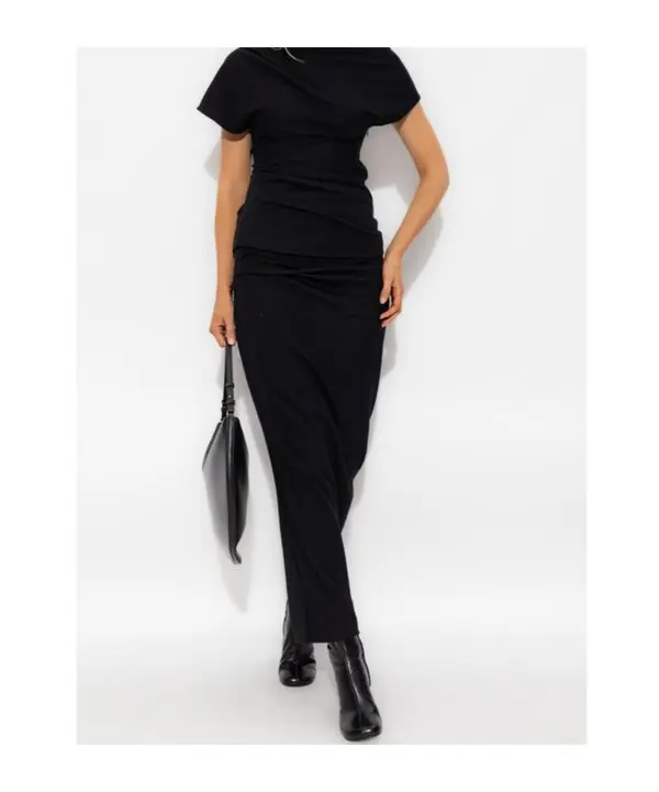 ENTIRE STUDIOS Draped Midi Skirt