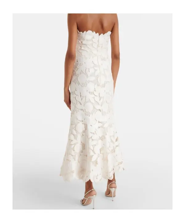 Simkhai Valetta Embroidered Midi Dress