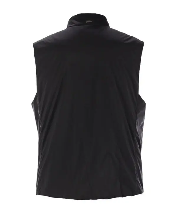 Herno Zip Sleeveless Gilet - Black