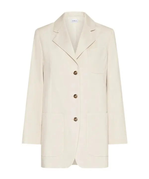 Marella Cotton Poplin Blazer