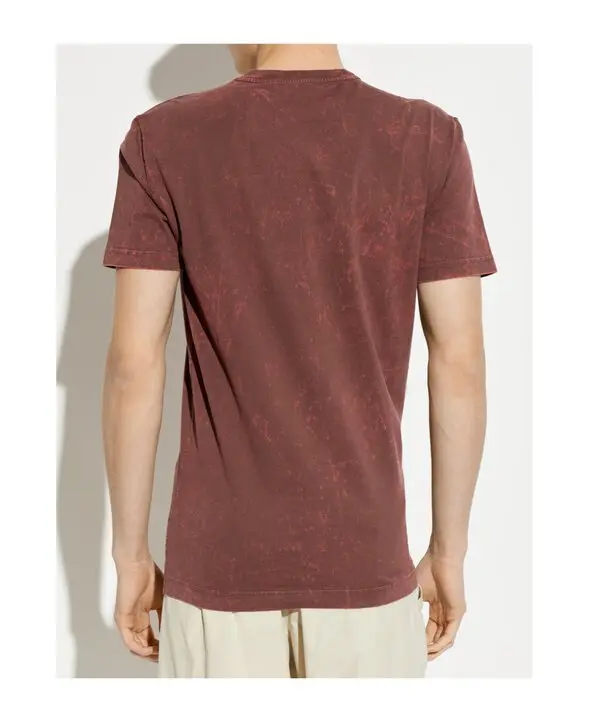 Dolce & Gabbana Dolce Gabbana Marble-effect Crewneck T-shirt