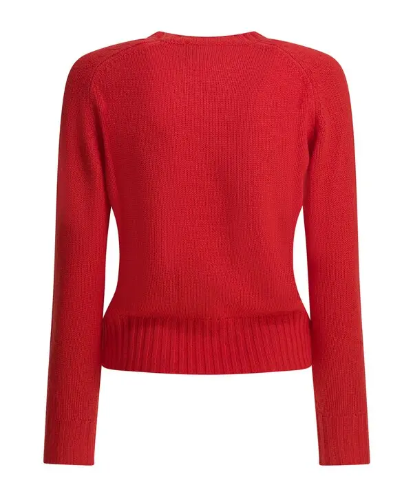 INES DE LA FRESSANGE PARIS Ribbed Knit Crew Neck Sweater